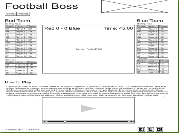 Html 5 Deep Dive Part 1 – Football Boss Idea | Blee Blah of .Net